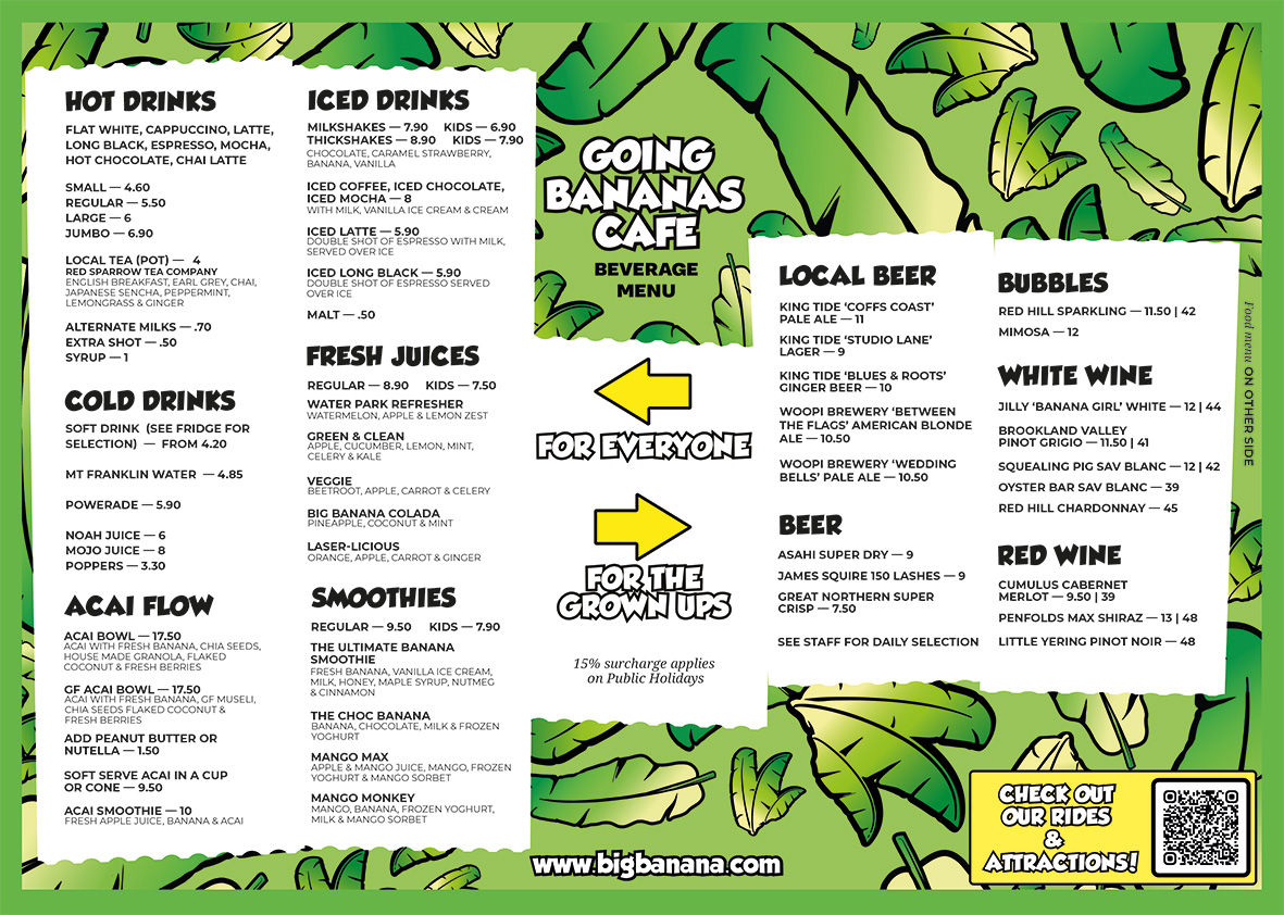 Cafe | Big Banana Fun Park