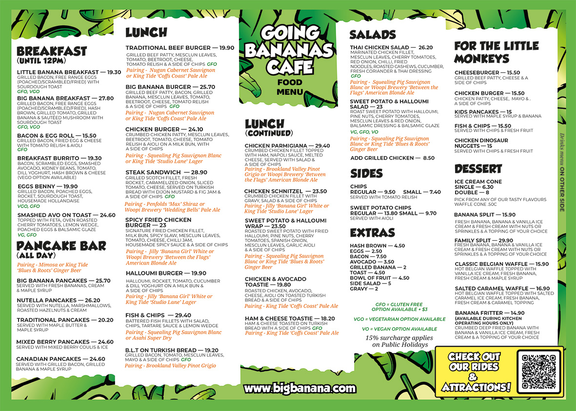 Cafe | Big Banana Fun Park